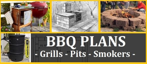 BBQ Plans - Grills - Pits - Smokers - Carts - (Free)