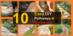 10 Easy DIY Pathways & Walkways - Construct101