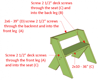 Leopold Bench Plans - Easy DIY Project - Construct101