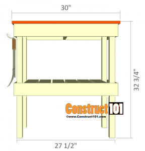 BBQ Table Plans - Construct101