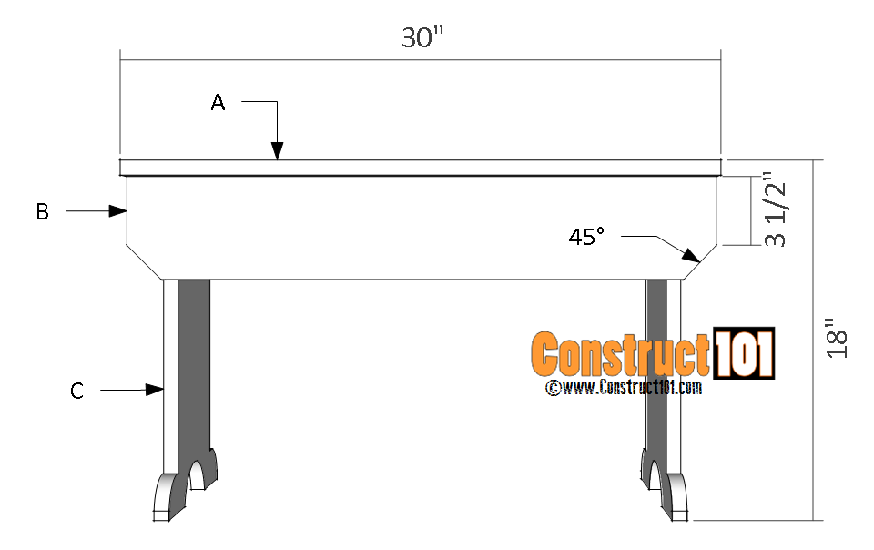 Outdoor / Indoor Bench Plans - Construct101