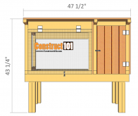 Rabbit Hutch Plans - Step-By-Step Plans - Construct101