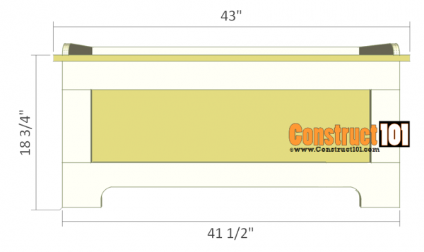 Storage Bench Plans - Free PDF Download - Construct101
