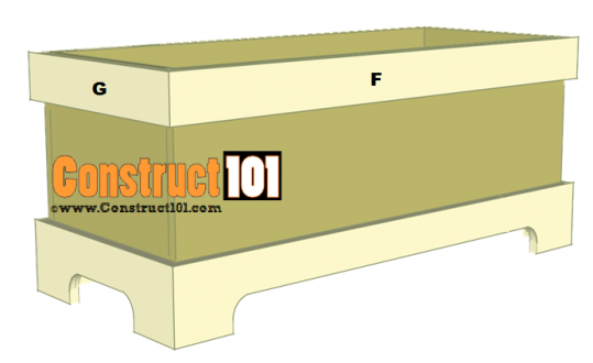 Storage Bench Plans - Free PDF Download - Construct101
