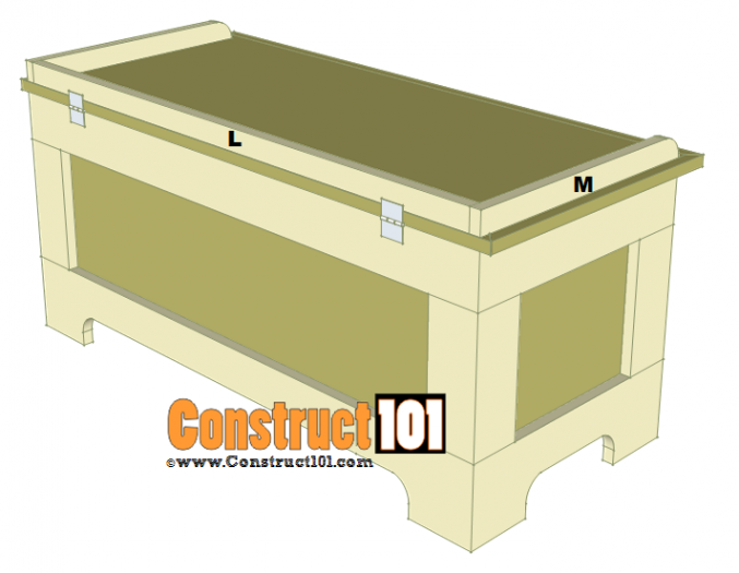 Storage Bench Plans - Free PDF Download - Construct101