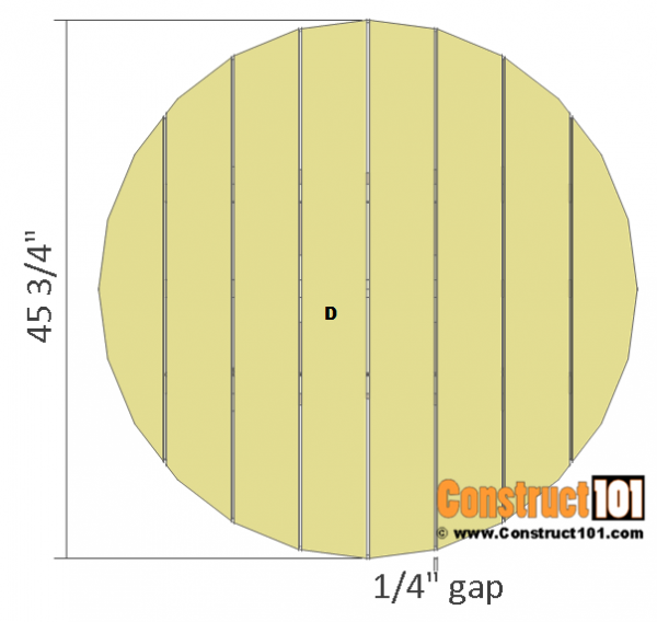 Round Picnic Table Plans - Step-By-Step - Construct101