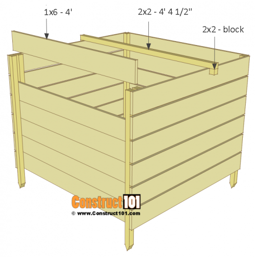Compost Bin Plans - Free PDF Download - Construct101