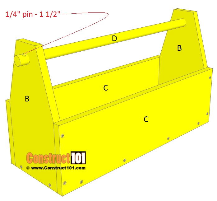 Tool Tote Plans - Step-By-Step DIY Project - Construct101