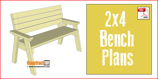2x4 Bench Plans Step By Step Material List Construct101 2x4-bench-plans-step-by-step-material-list-construct101