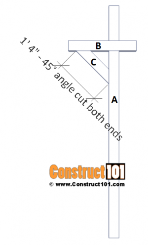 Mailbox Post Plans - DIY Step-By-Step Plans - Construct101