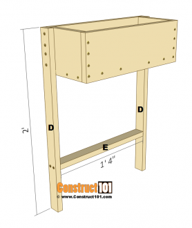 3 Tier Planter Plans Free PDF Download - Construct101