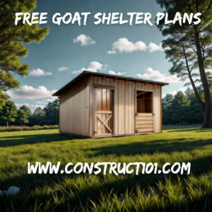 10x14 Goat Shelter Plans with Storage - Construct101
