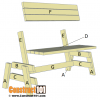 Simple DIY 2x4 Bench - Free Plans - Construct101
