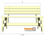 Simple DIY 2x4 Bench - Free Plans - Construct101