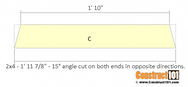 Simple DIY 2x4 Bench - Free Plans - Construct101