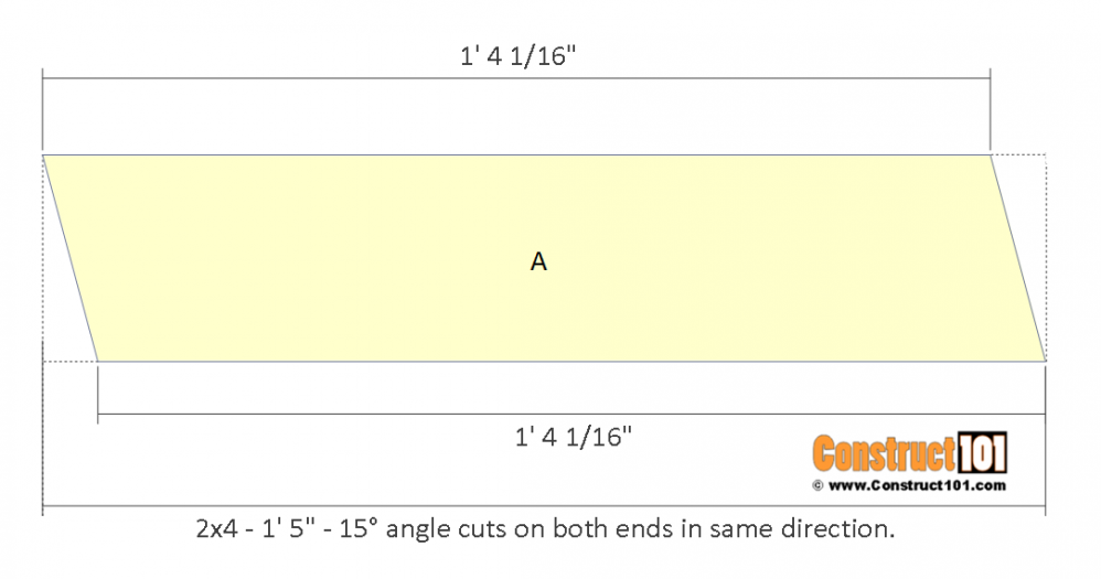 Simple DIY 2x4 Bench - Free Plans - Construct101