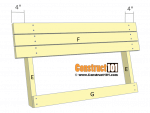 Simple DIY 2x4 Bench - Free Plans - Construct101