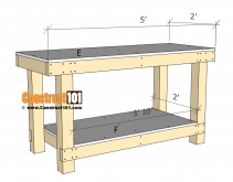 Simple Workbench Plans - Construct101