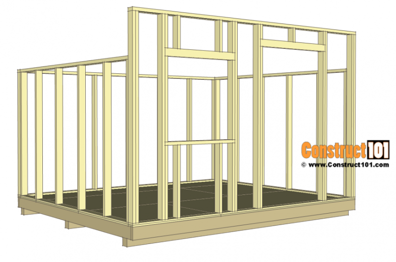 10x12 Lean To Shed Plans - Construct101