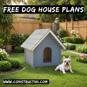 Dog House Plans 2 ft. x 2 ft. - Construct101