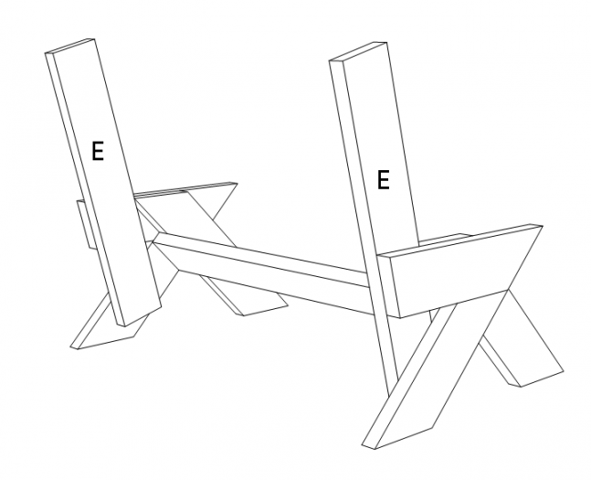 2x6 Outdoor Bench Plans - Construct101