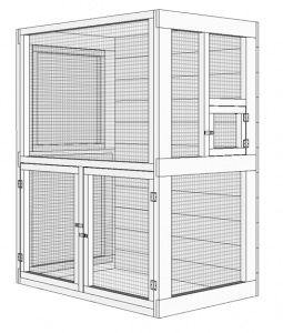 Outdoor Aviary Bird Cage Plans | Free PDF Download - Construct101