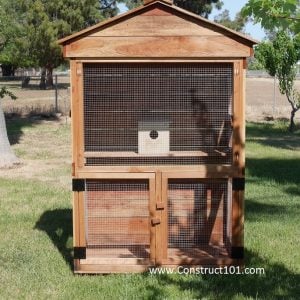 Outdoor Aviary Bird Cage Plans | Free PDF Download - Construct101