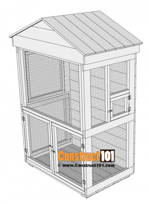Outdoor Aviary Bird Cage Plans | Free PDF Download - Construct101