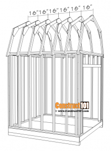DIY 8x8 Barn Shed | Free Building Plans - Construct101