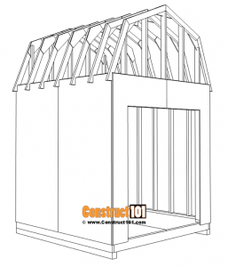 DIY 8x8 Barn Shed | Free Building Plans - Construct101