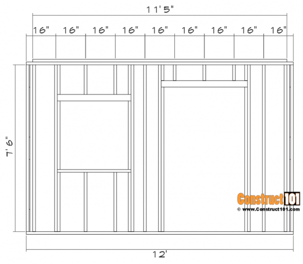 Large 10x12 Lean To Shed Plans |Free DIY Projects - Construct101