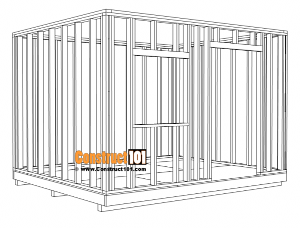 Large 10x12 Lean To Shed Plans |Free DIY Projects - Construct101