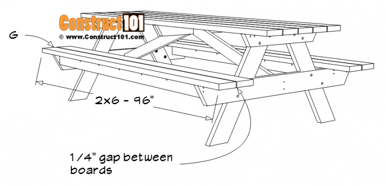 8 Foot Picnic Table Plans Pdf