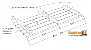 6 Foot Picnic Table Plans | DIY Projects - Construct101