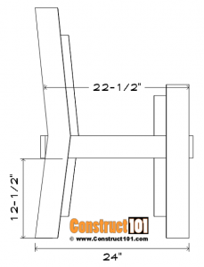 Patio Chair Plans | Free PDF Download | DIY - Construct101