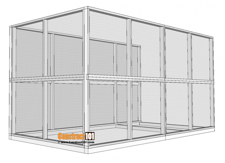 DIY Walk In Bird Aviary | 8x16 Plans - Construct101