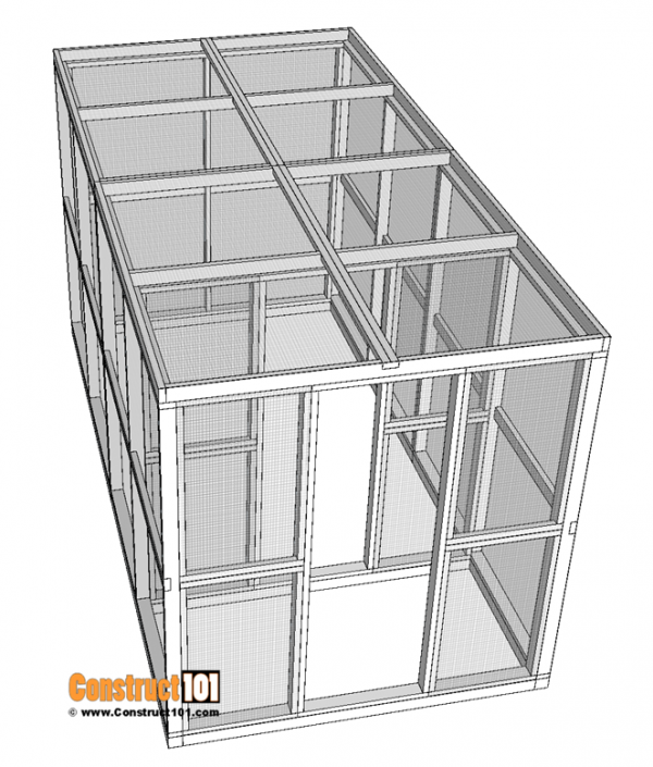 DIY Walk In Bird Aviary | 8x16 Plans - Construct101