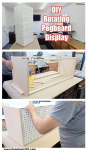 DIY Rotating Pegboard Display | PDF Download - Construct101