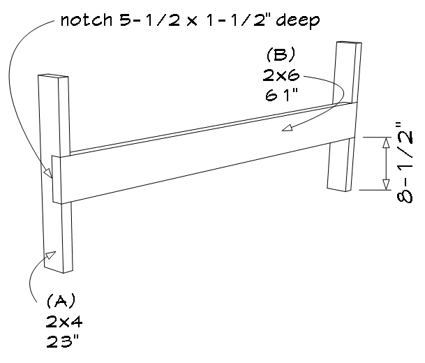 DIY Double Chair Bench With Table - Construct101