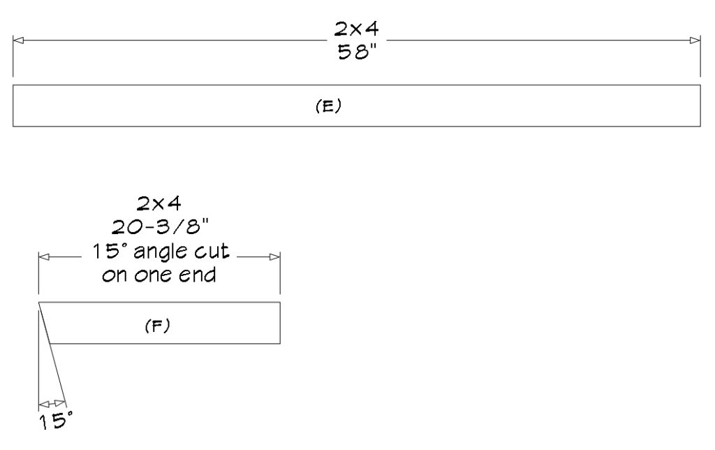 DIY Double Chair Bench With Table - Construct101