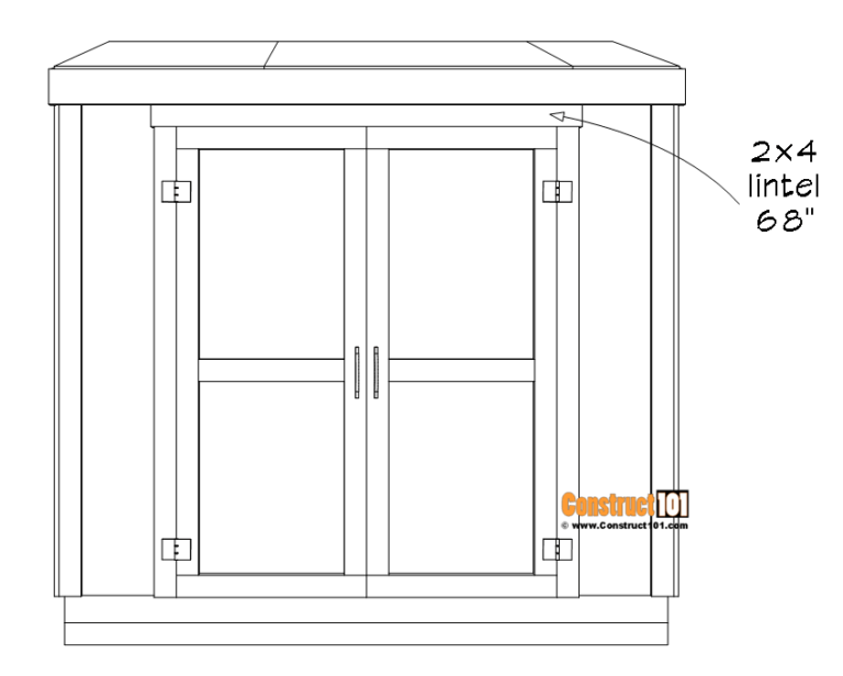 DIY 4x8 Lean To Shed - Construct101